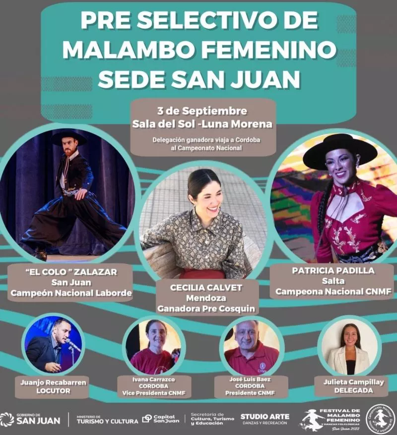 Festival de Malambo Femenino y Danzas Folclóricas